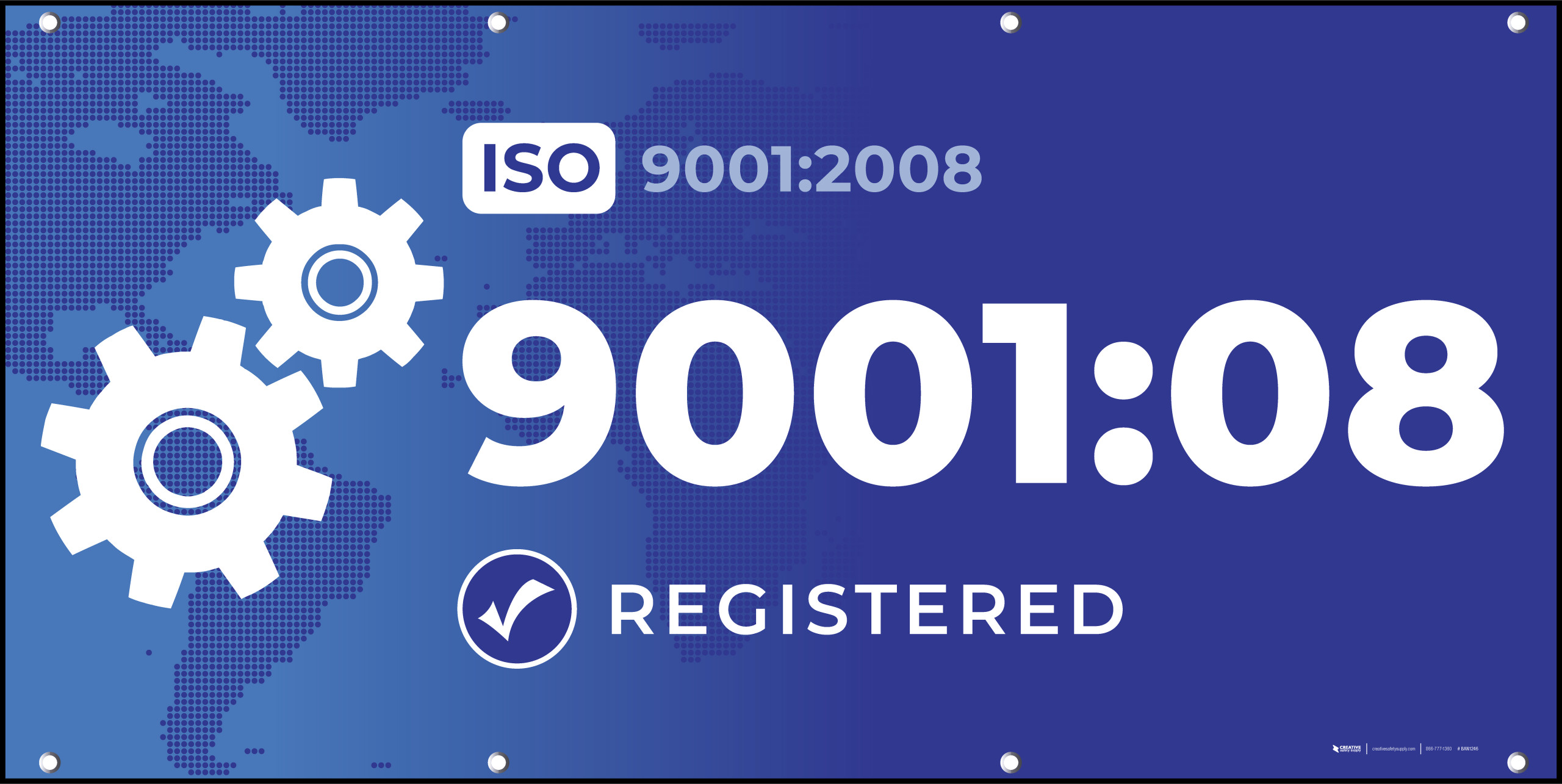 ISO 9001:2008 - Banner