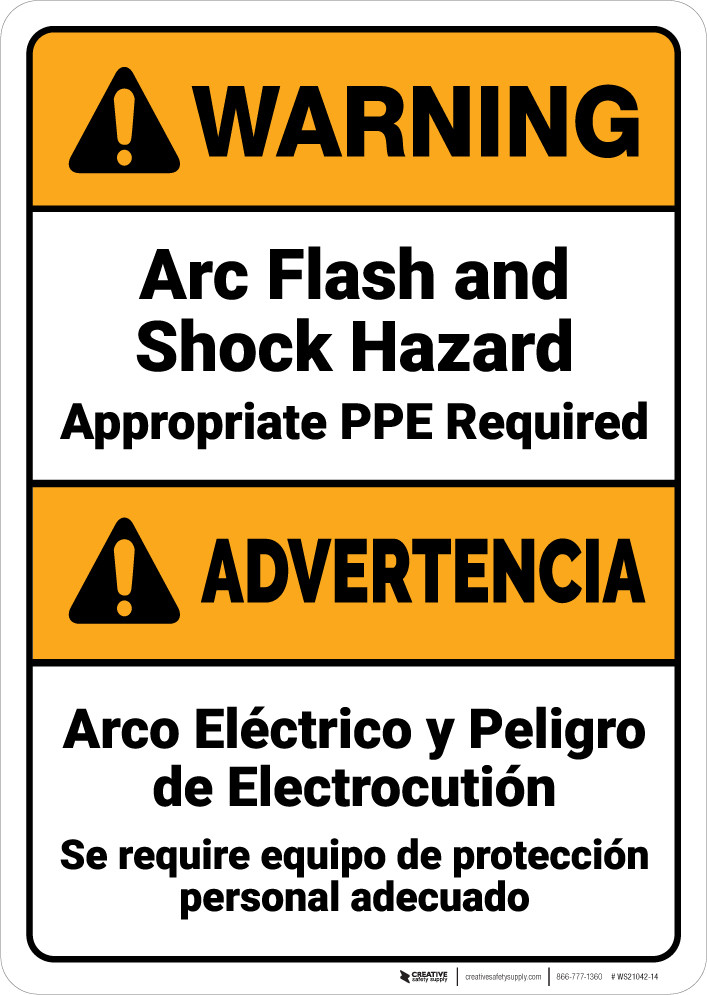 Arc Flash Electrical Signs | Creative Safety Supply