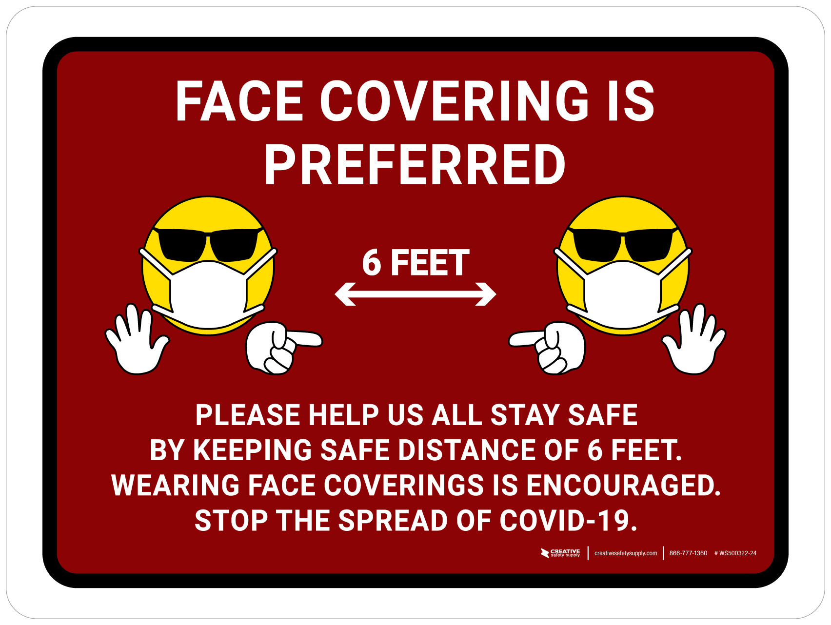 Face Covering Is Preferred Help Us All Stay Safe With Emoticon Icons ...