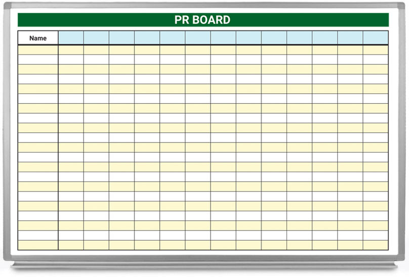 PR Board Whiteboard | Creative Safety Supply
