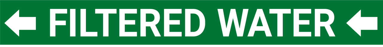 Pool Pipe Labels | Creative Safety Supply