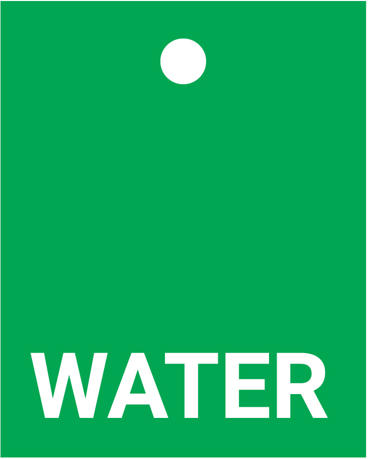 Water - Valve Tag