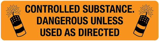 Controlled Substance Dangerous Unless Used As Directed - Pharmaceutical ...