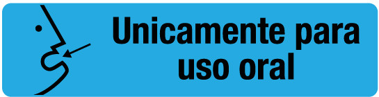 For Oral Use Only (Spanish) - Pharmaceutical Auxiliary Label