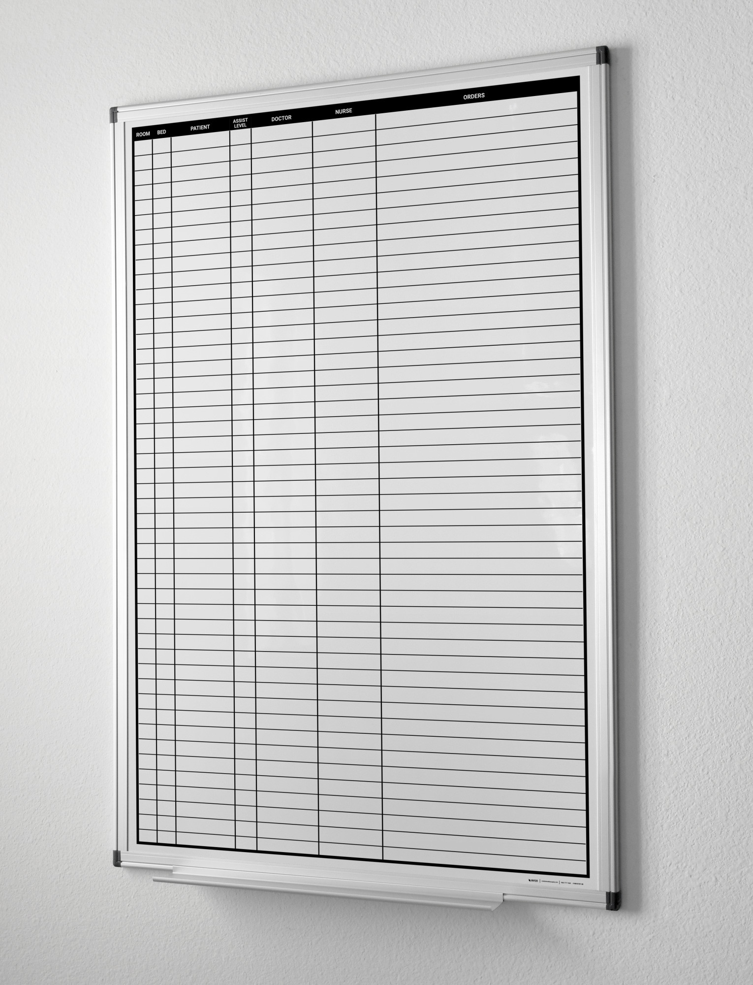 Patient Orders Portrait Whiteboard | Creative Safety Supply