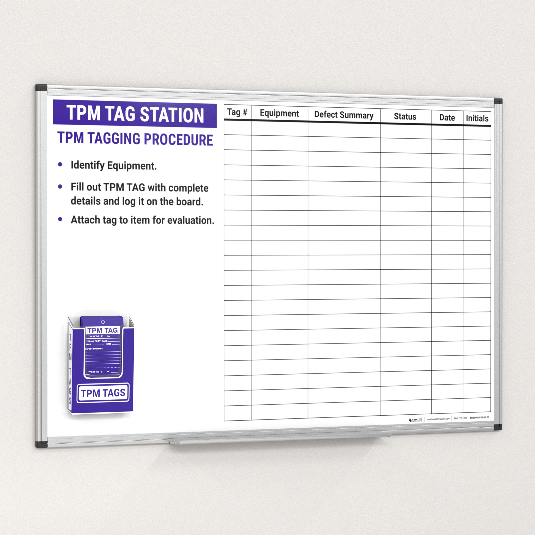 TPM Tags - 36X24 Tag Station