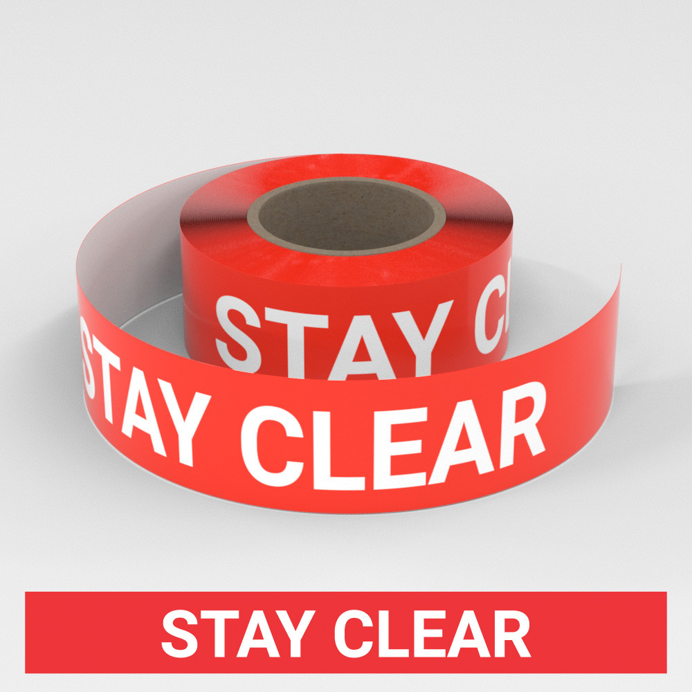 Stay Clear - Smart Stripe Inline Printed Floor Tape | Creative Safety ...