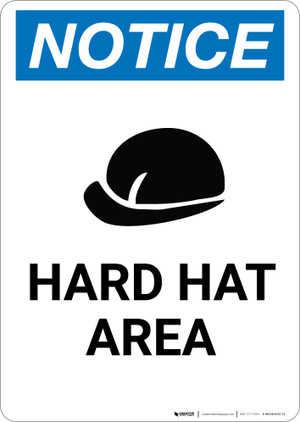 Hard Hat Area Sign Printable