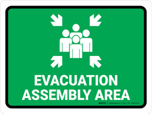 Evacuation Muster Area Signs Evacuation Procedure Sign Buy Now