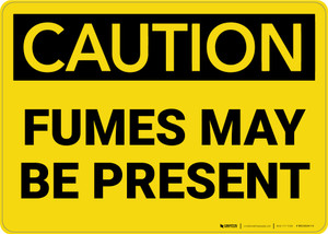 Fume Hood Caution Signs