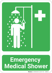 Emergency Shower Signs | Creative Safety Supply