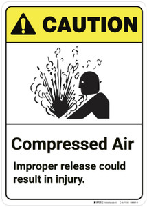 Compressed Air Signs | Creative Safety Supply