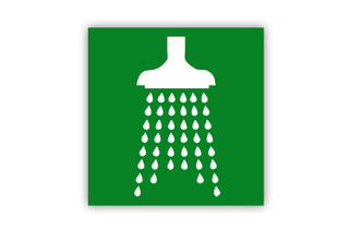 Safety Shower Symbol Label | Creative Safety Supply