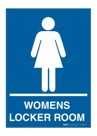 Womans Locker Room - Wall Sign | Creative Safety Supply