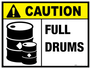 Drum Signs | Creative Safety Supply