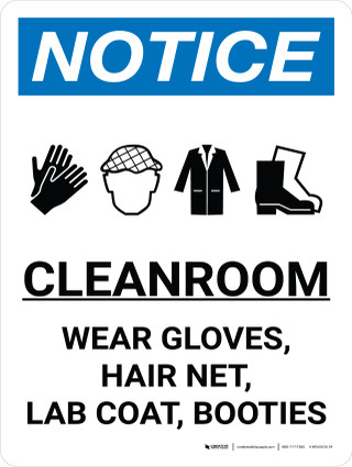 Cleanroom Signs | Creative Safety Supply