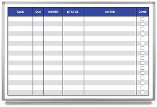 Task List Whiteboard