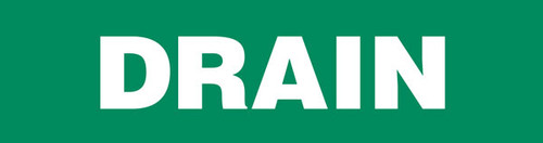 Drain Pipe Marking Wrap (Green/White)