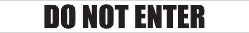 Do Not Enter - Inline Printed Floor Marking Tape | Creative Safety Supply