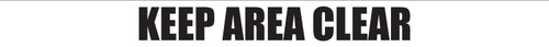 Keep Area Clear - Inline Printed Floor Marking Tape | Creative Safety ...