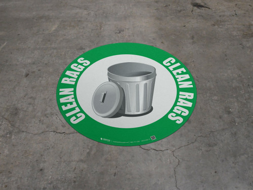 Clean Rags Floor Sign