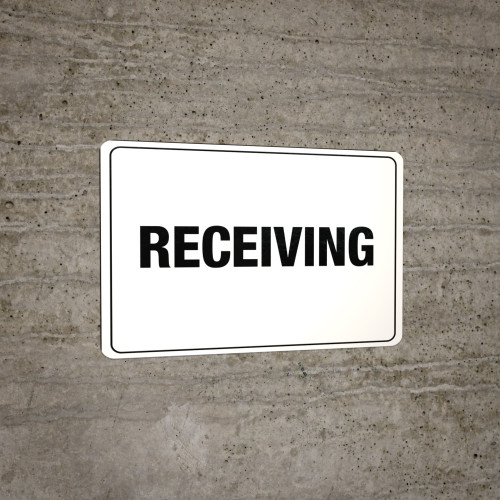 Receiving Area Signs | Creative Safety Supply