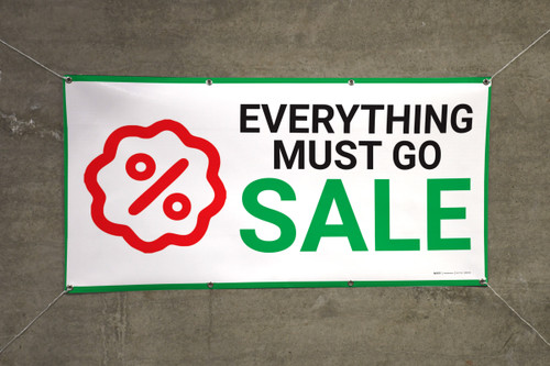 Everything Must Go Sale Banner