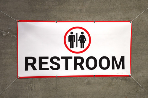 Restroom Banner | Creative Safety Supply