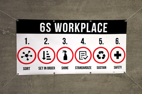 6S Workplace Banner | Creative Safety Supply