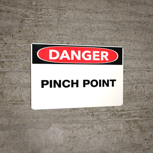 Danger Pinch Point Wall Sign | Creative Safety Supply