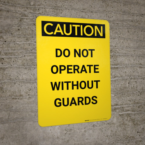 Caution: Do Not Put Hands in Press Under Any Conditions - Portrait Wall ...