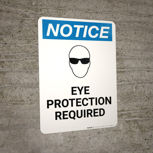 Notice: Everyone Must Sign In - Portrait Wall Sign