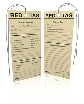 5S Red Tags : Creative Safety Supply