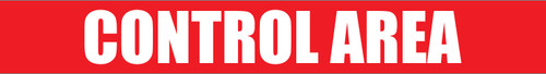 Control Area - Inline Printed Floor Marking Tape