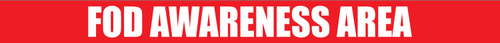 FOD Awareness Area - Inline Printed Floor Marking Tape | Creative ...