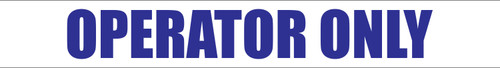 Operator Only - Inline Printed Floor Marking Tape