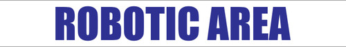 Robotic Area - Inline Printed Floor Marking Tape | Creative Safety Supply