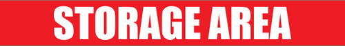 Storage Area - Inline Printed Floor Marking Tape