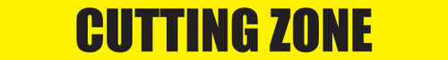 Cutting Zone - Inline Printed Floor Marking Tape | Creative Safety Supply