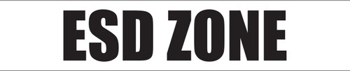 ESD Zone - Inline Printed Floor Marking Tape | Creative Safety Supply