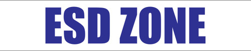 ESD Zone - Inline Printed Floor Marking Tape | Creative Safety Supply