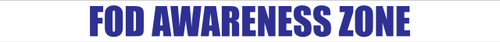 Fod Awareness Zone Inline Printed Floor Marking Tape