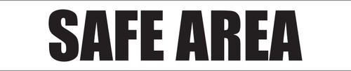 Safe Area - Inline Printed Floor Marking Tape