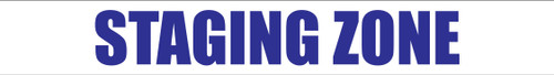Staging Zone - Inline Printed Floor Marking Tape