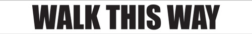 Walk This Way - Inline Printed Floor Marking Tape | Creative Safety Supply