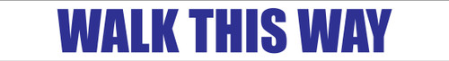 Walk This Way - Inline Printed Floor Marking Tape | Creative Safety Supply