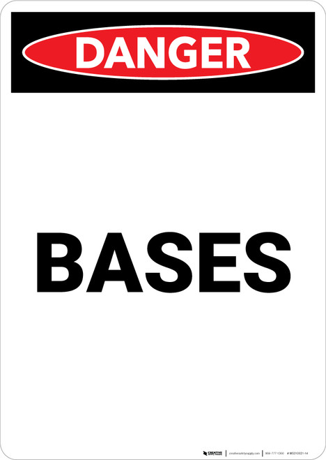 Bases - Portrait Wall Sign