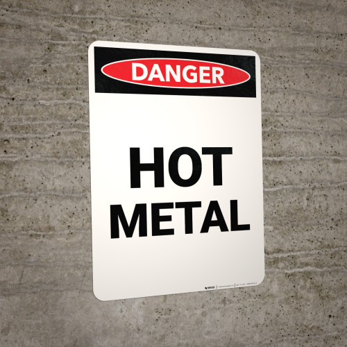 Hot Metal - Portrait Wall Sign