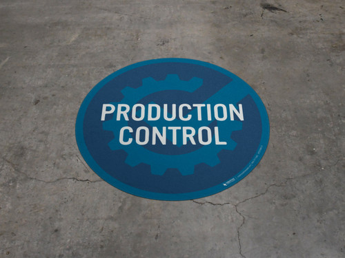 Production Control Floor Sign