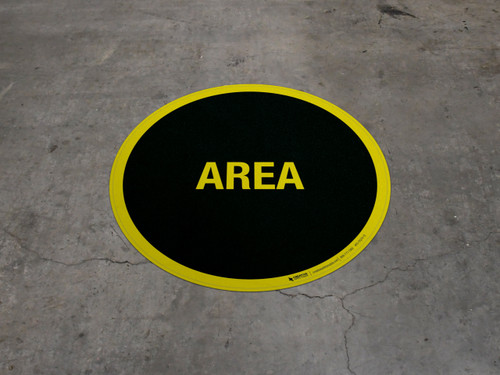 Area Floor Sign